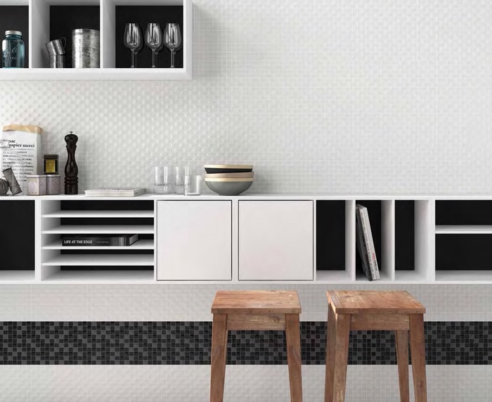 Mozaik ploščice Azuvi Power White - Keramične in mozaik ploščice