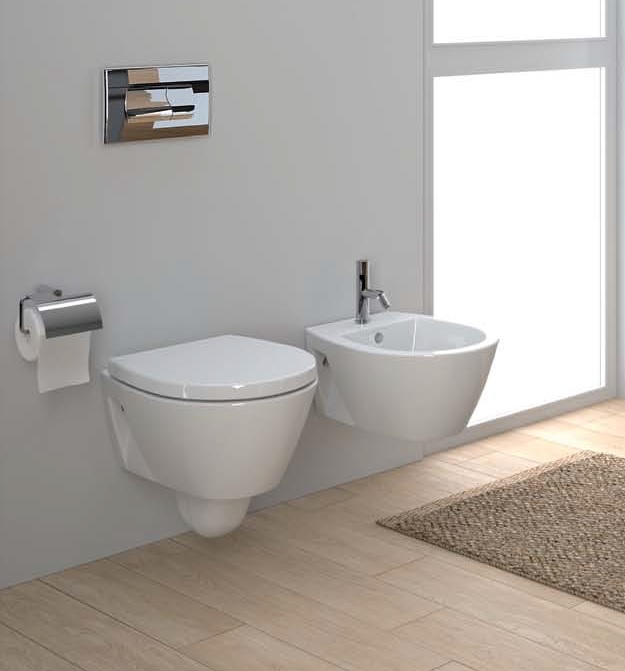 Viseča WC školjka Easy - Keramične in mozaik ploščice